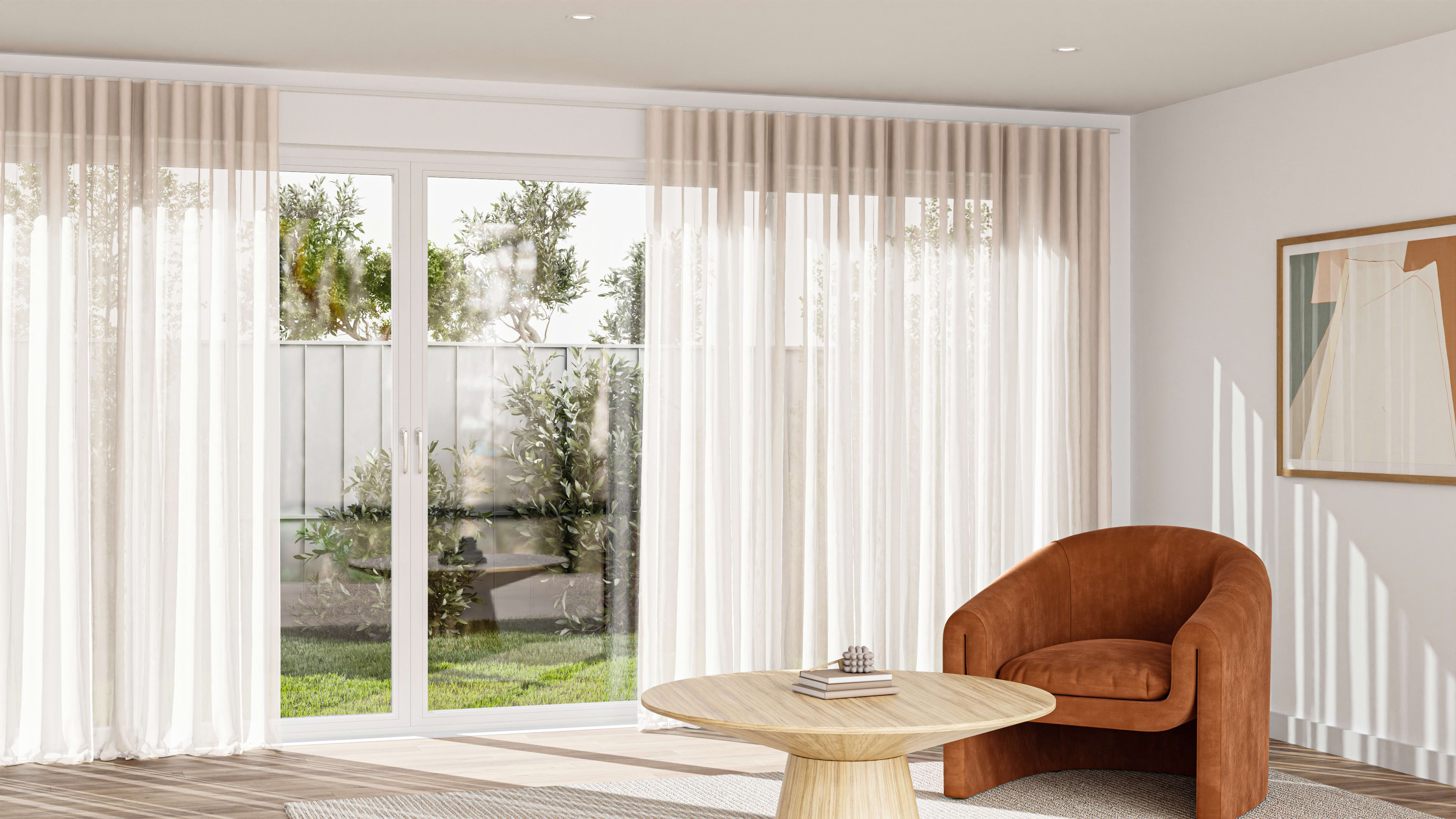 Laconia Air Sheer Curtain in Ballet