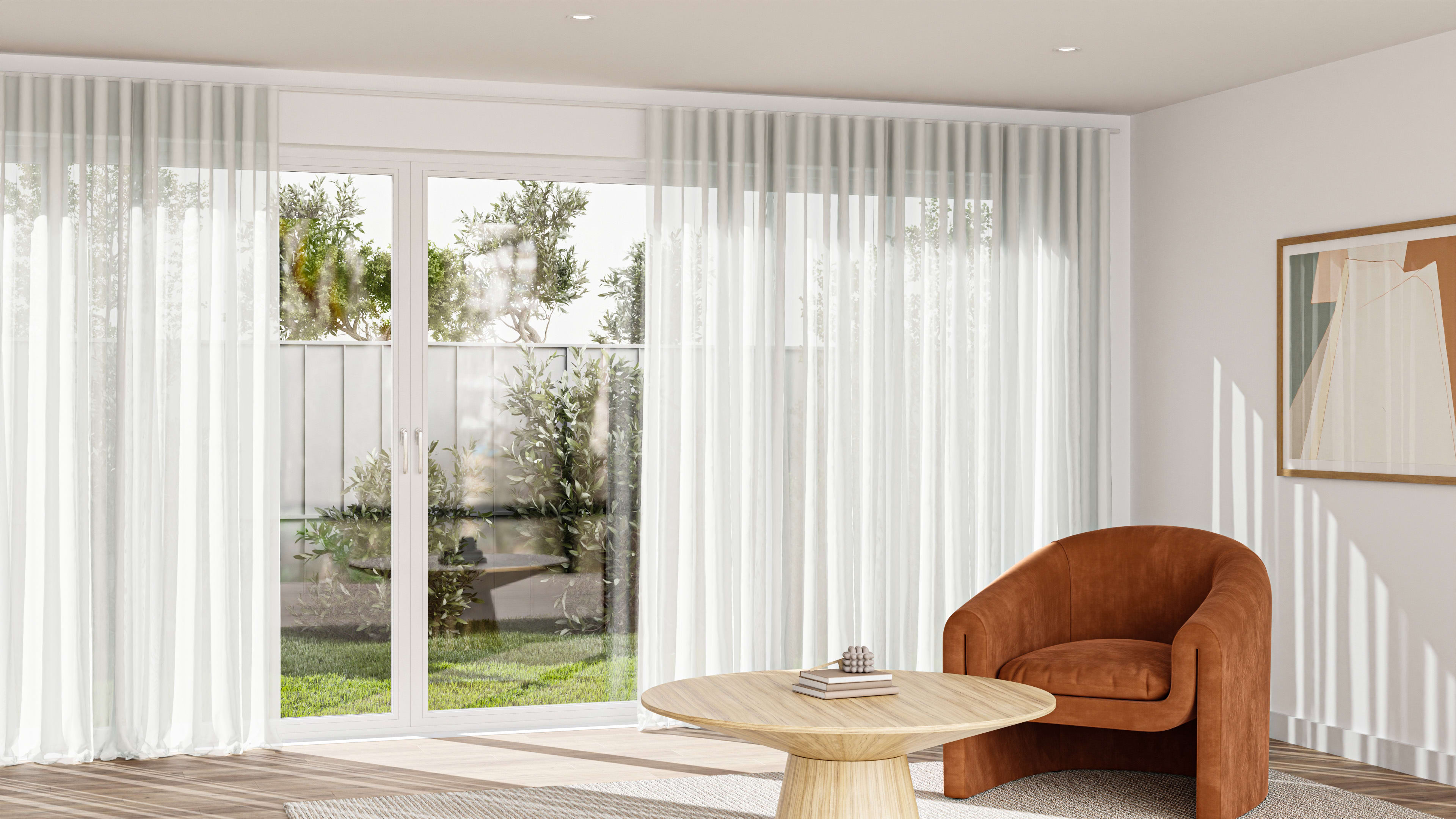 Laconia Air Sheer Curtain in Cloud