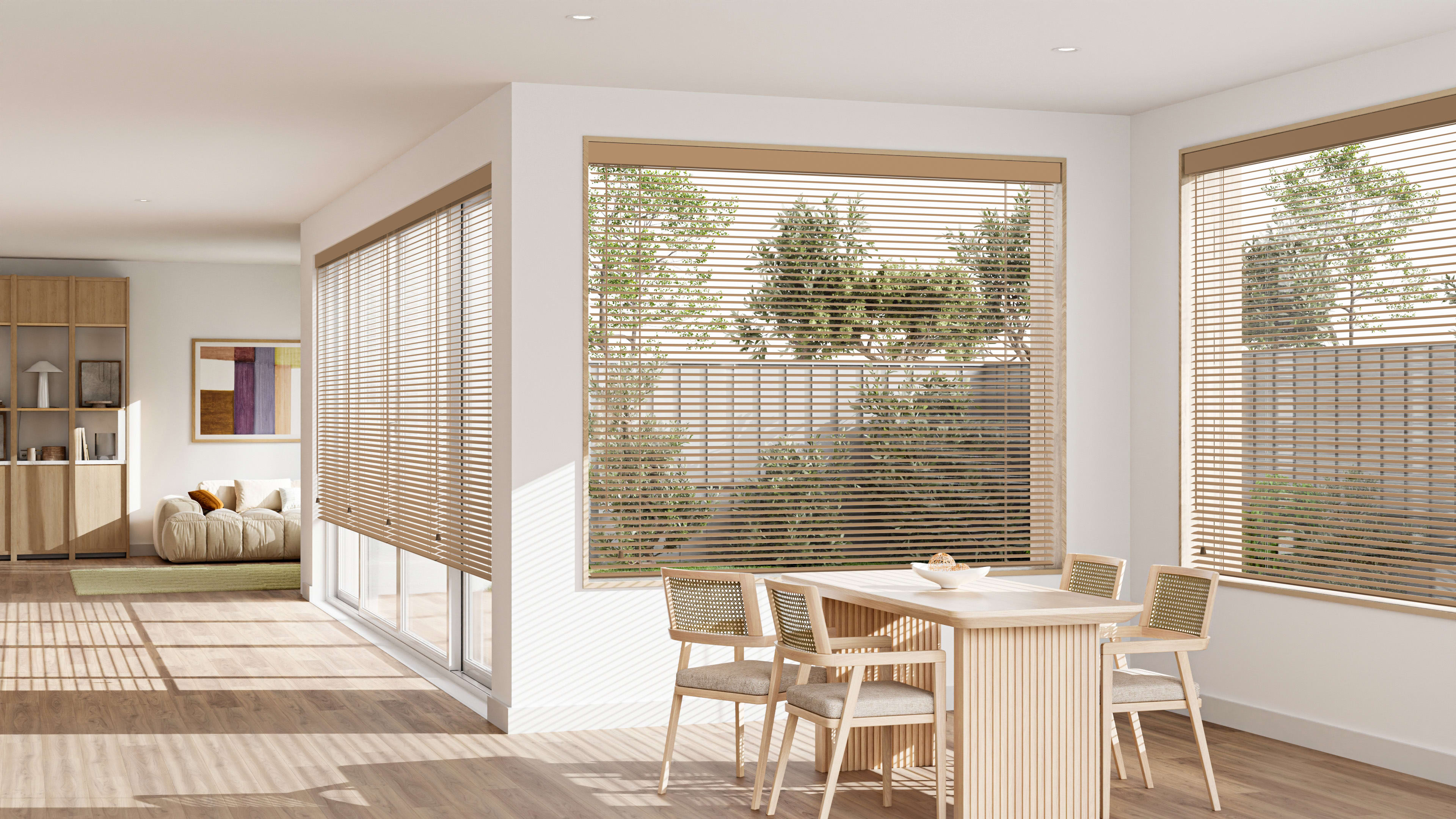 Purewood-Urban Timber Venetian Blind in Birch