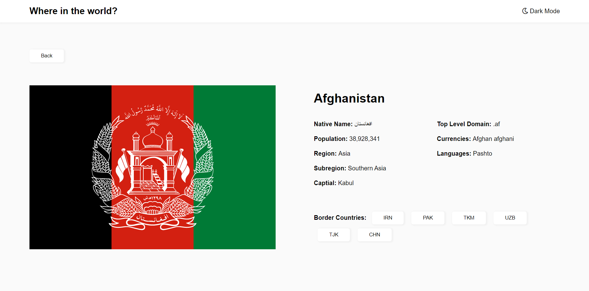 GitHub - jchoi166/Rest-Countries-API: An application that allows you to ...