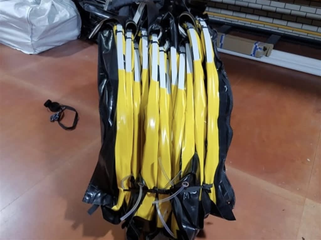 Water Activated Heavy Duty Inflatable Flood Barrier | Flood X | Flood ...