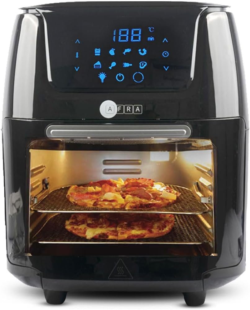 AFRA Air Fryer Oven, 12L Capacity, Adjustable Temperature, Heat ...