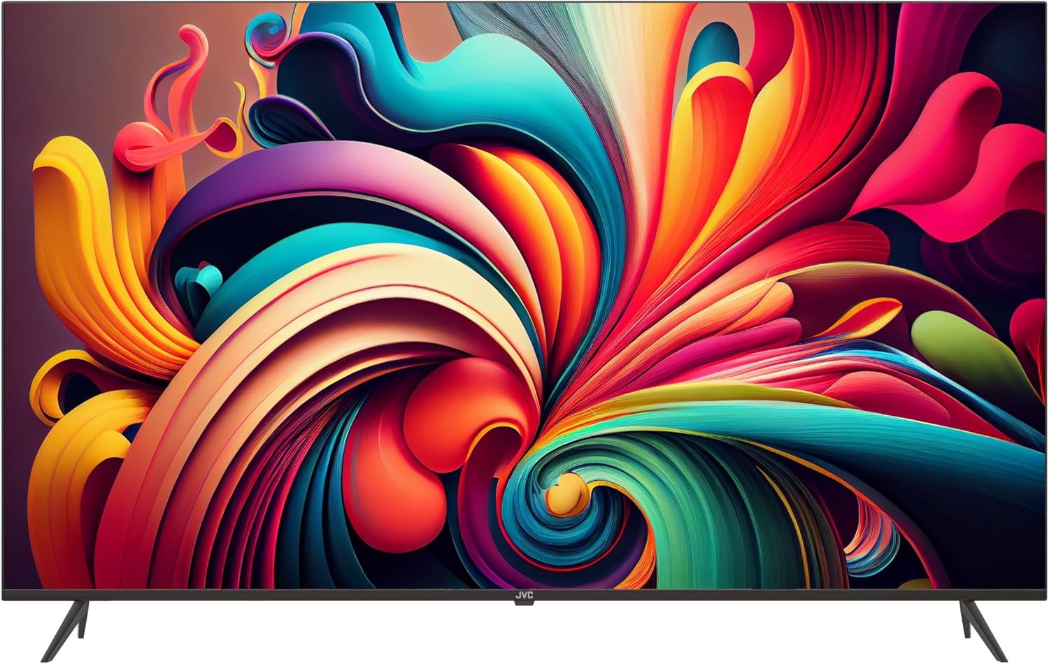 JVC 65 Inch Edgeless 4K QLED Quantum Dot WebOS Smart TV with Magic ...