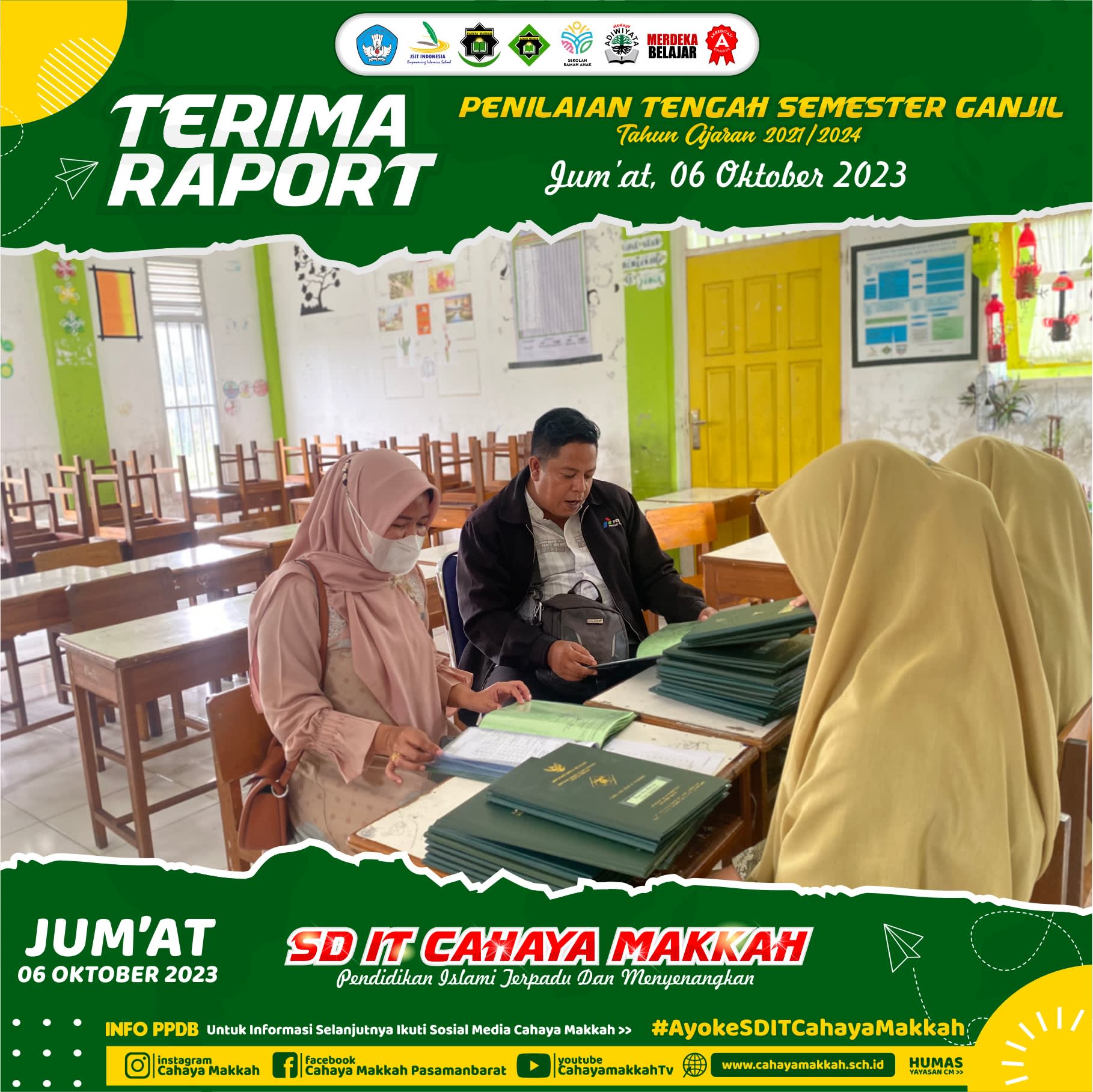TERIMA RAPORT PENILAIAN TENGAH SEMESTER GANJIL T.A 2022/2023 - Cahaya Makkah