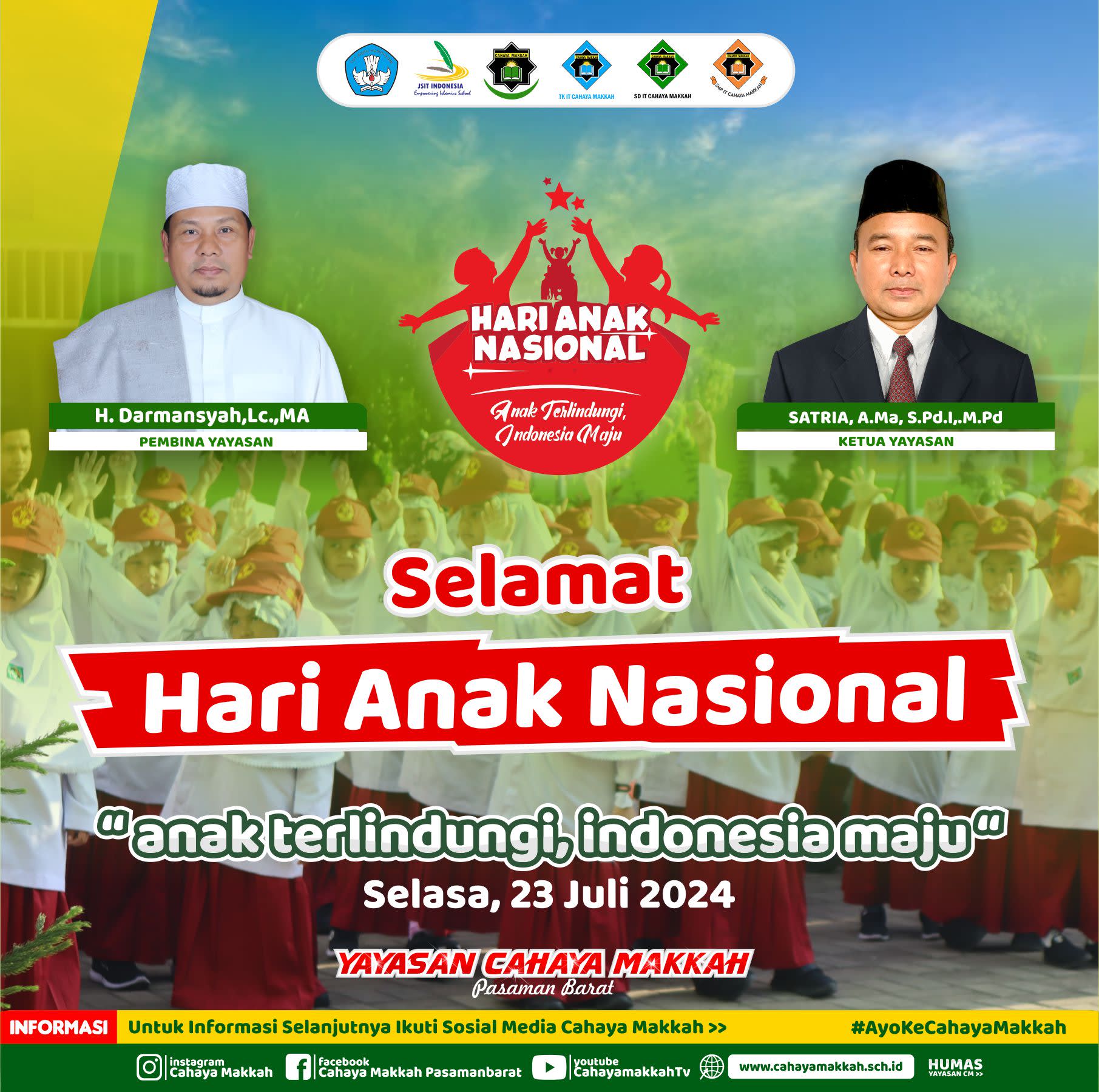 Selamat Hari Anak Nasional 2024 - Cahaya Makkah
