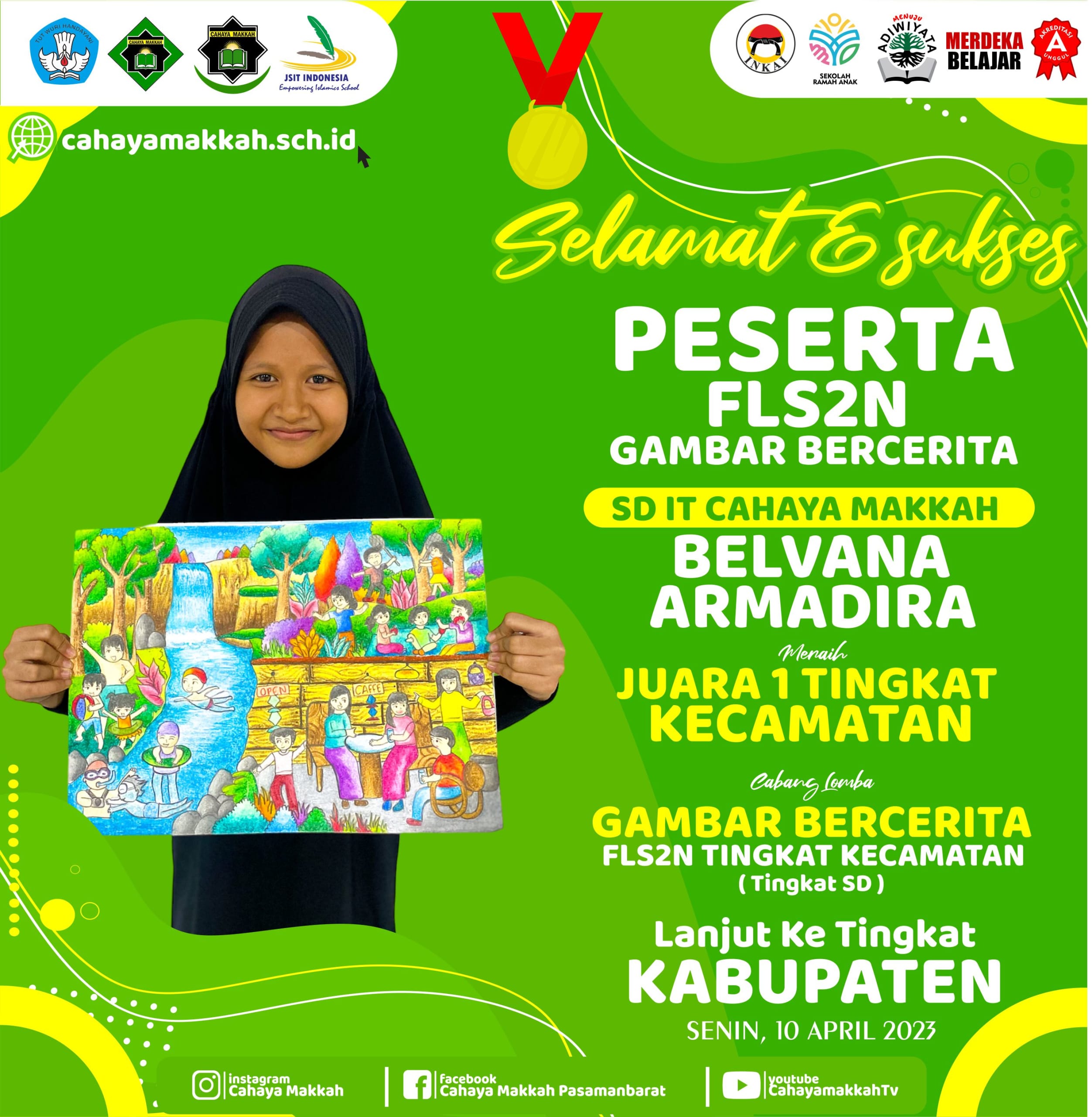 JUARA 1 FLS2N GAMBAR BERCERITA TINGKAT KECAMATAN - Cahaya Makkah
