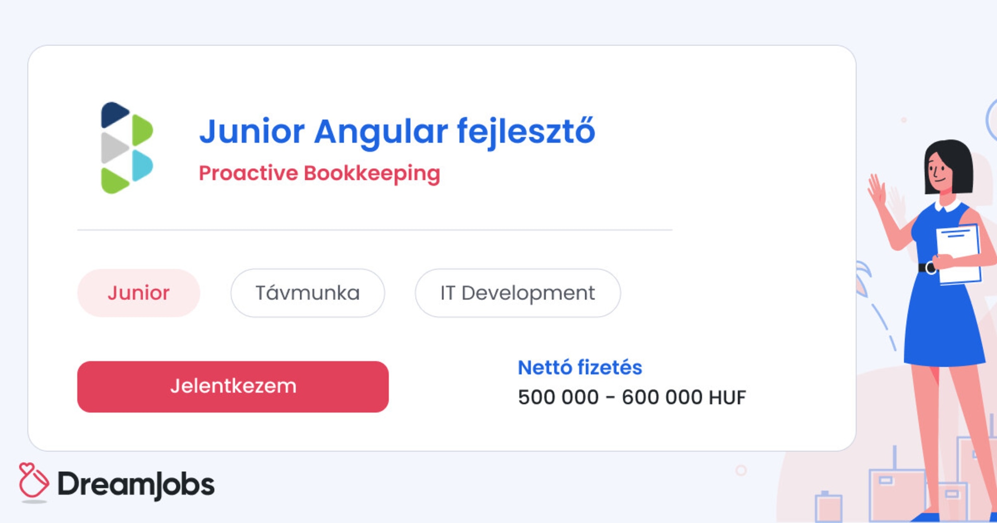 Junior Angular fejlesztő @ Proactive Business