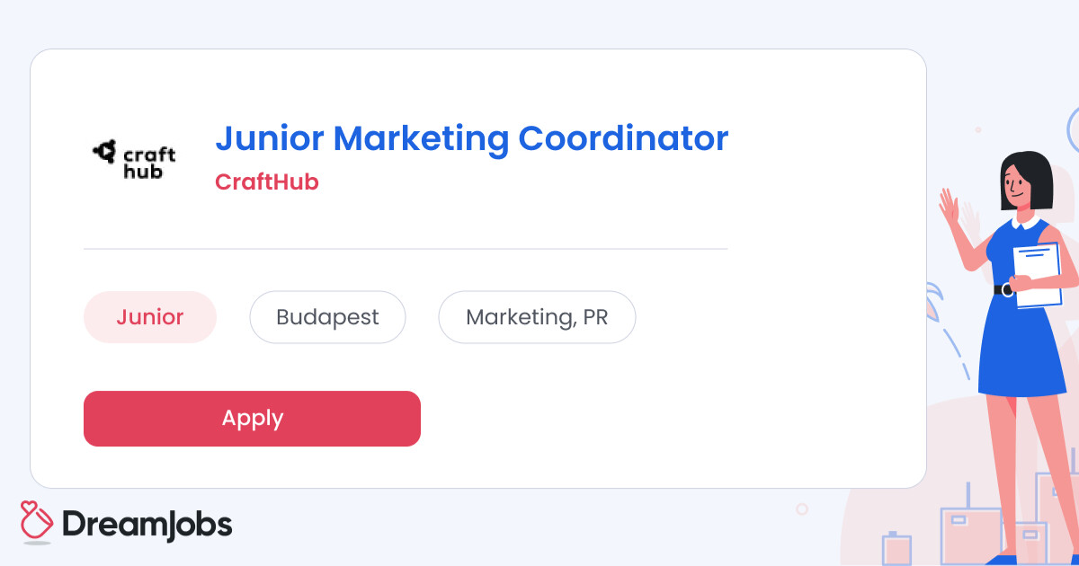 Junior Marketing Coordinator @ CraftHub