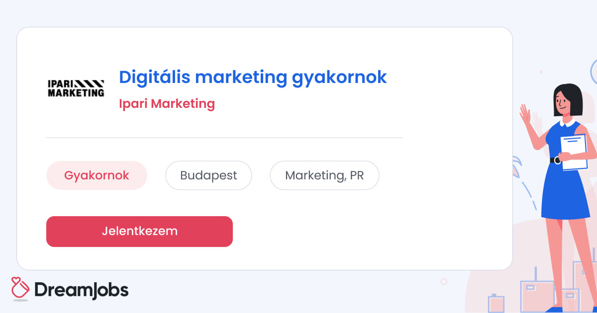 Digitális marketing gyakornok @ Ipari Marketing