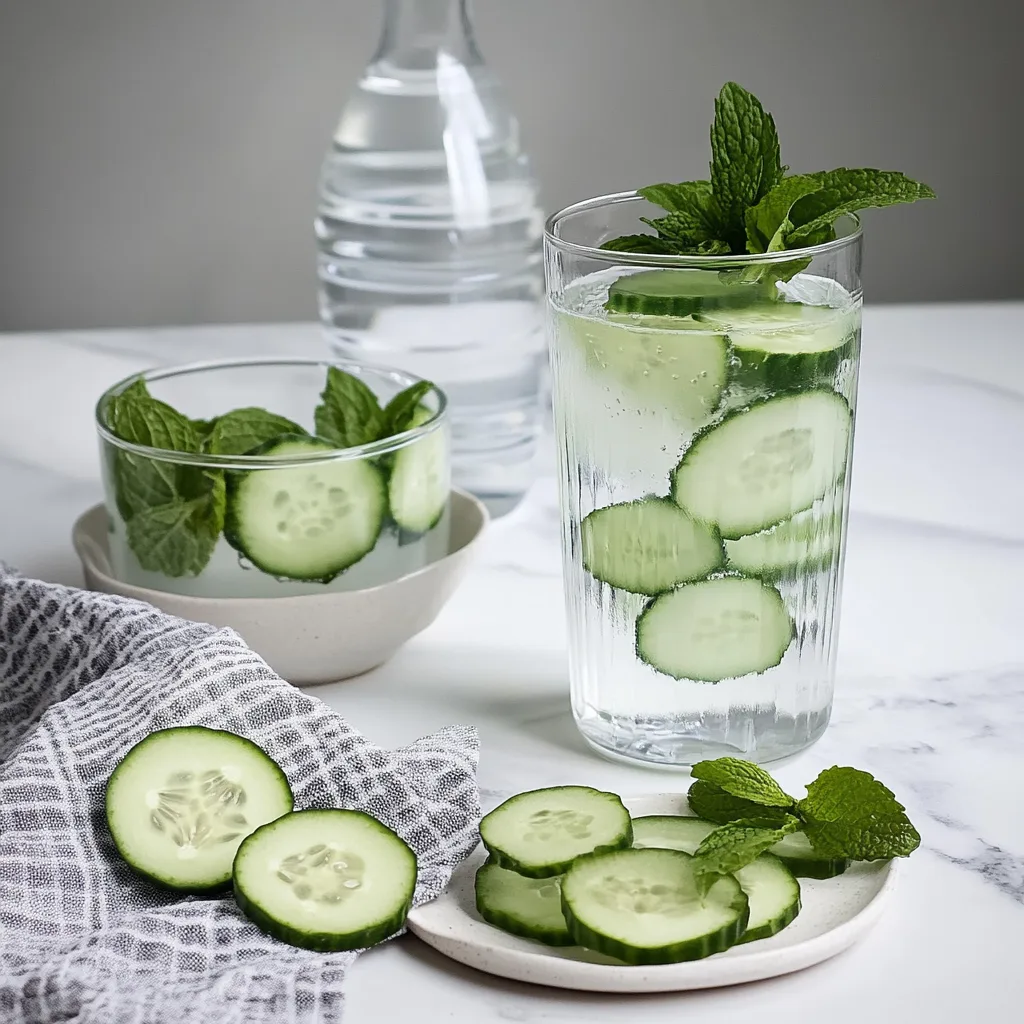 cucumber water recipe: Refreshing Summer Bliss in a Glass - Deliciosareceta