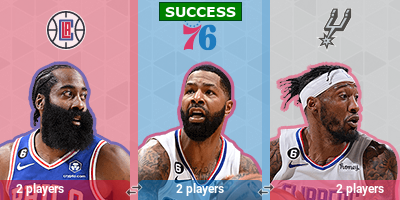 s/sixers - Sixers (Keldon Johnson + Marcus Morris) Clippers (James ...