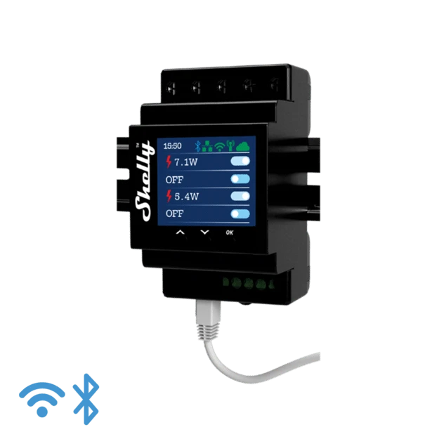 שלי פרו-Shelly Pro 4PM - ממסר חכם לשליטה ומדידה של מוצרי חשמל