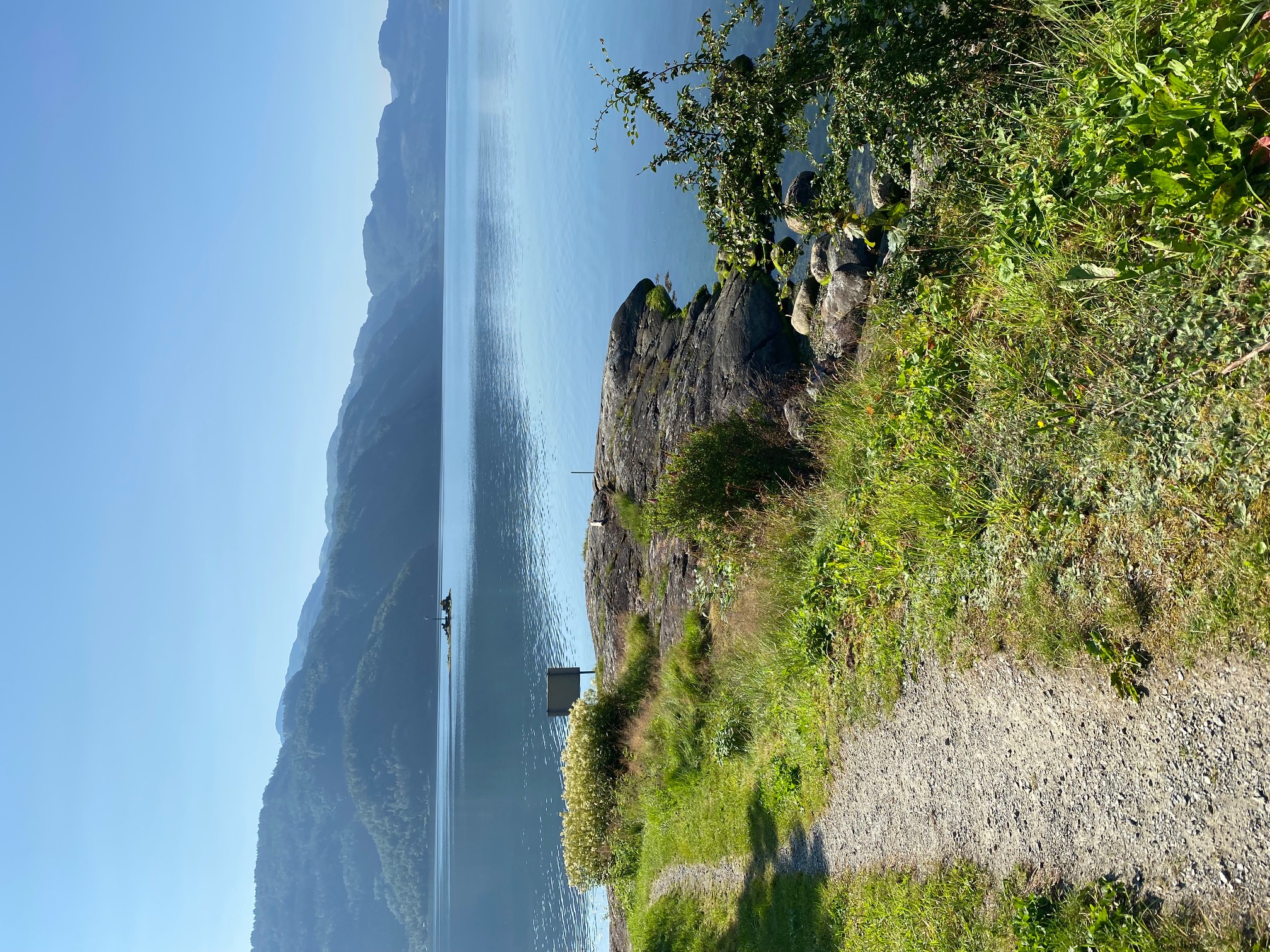 Nordag - hiking trail along war memorials in Saudasjøen - Fjord Norway