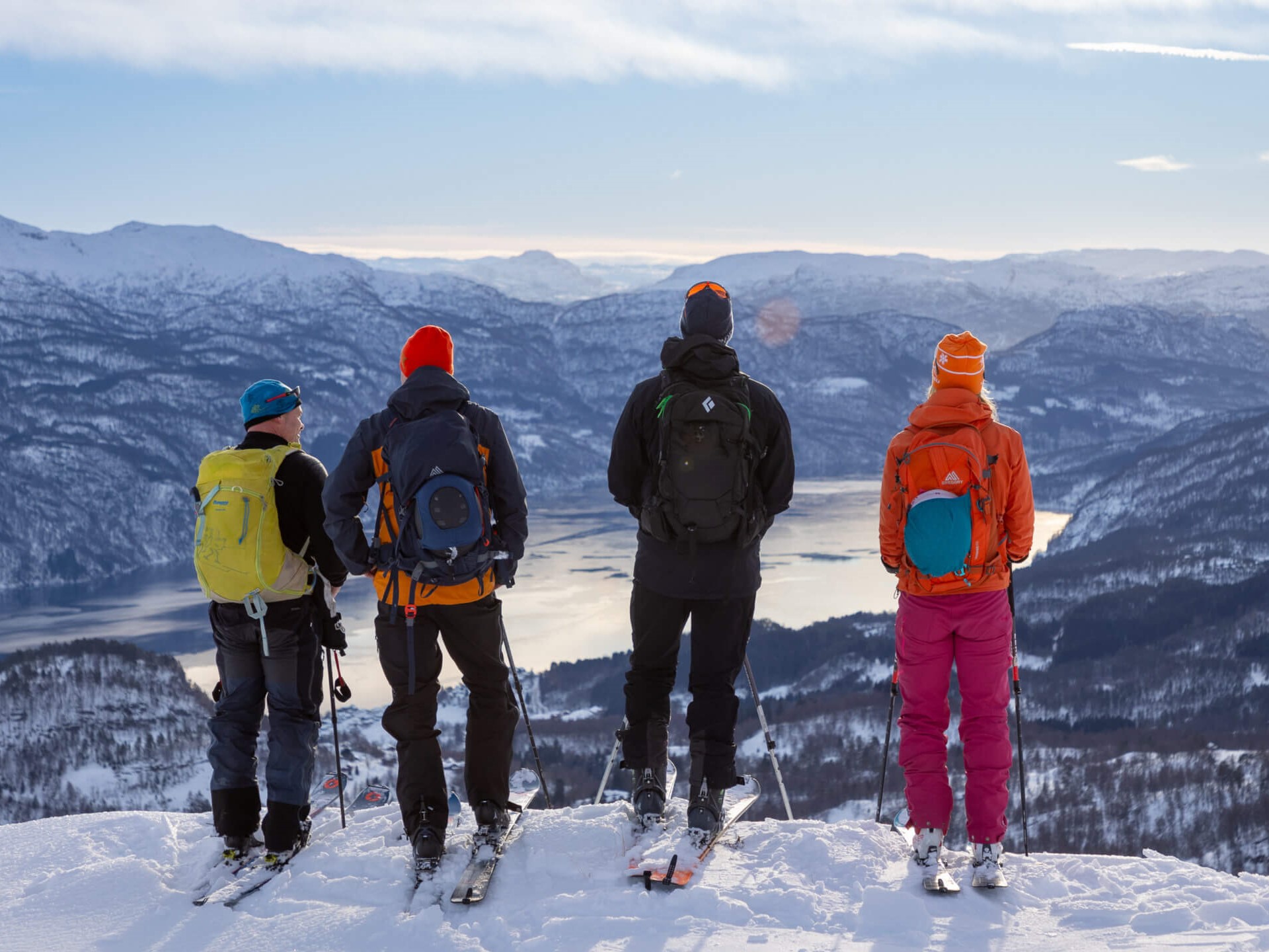 5 tolle Randonée-Skitouren in Sauda - Fjord Norway