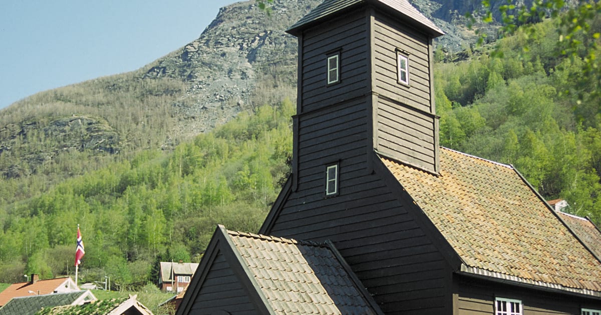 Flåm church - Fjord Norway