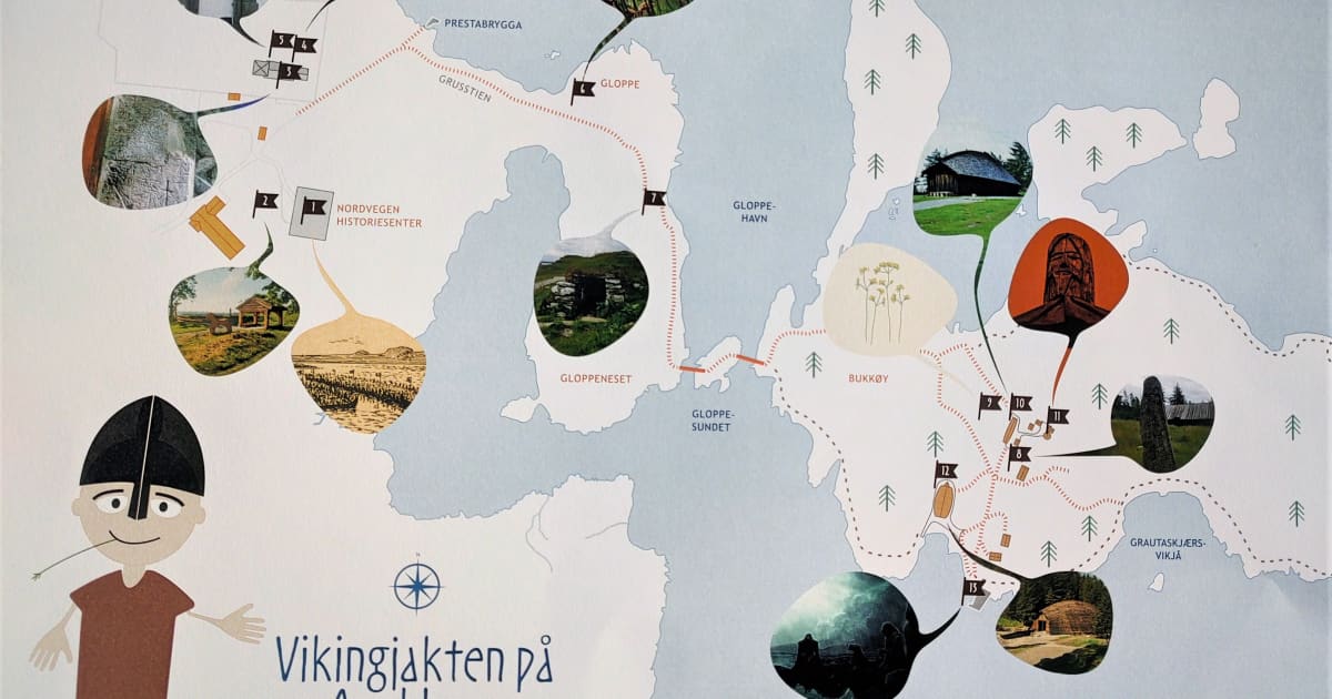 Viking treasure hunt at Avaldsnes - Fjord Norway