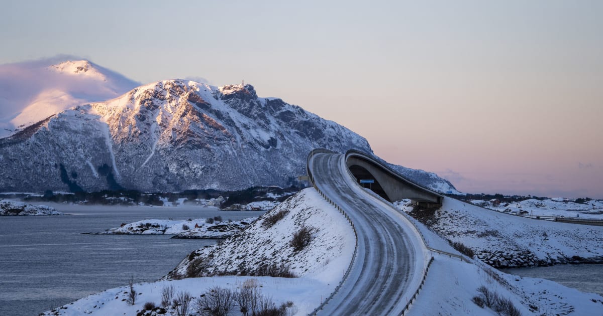 The world’s most beautiful road – the Atlantic Road - Fjord Norway