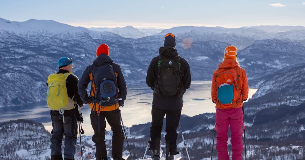 5 great randonée ski tours in Sauda - Fjord Norway