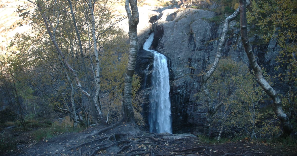 Guided hike to Månafossen waterfall - Fjord Norway