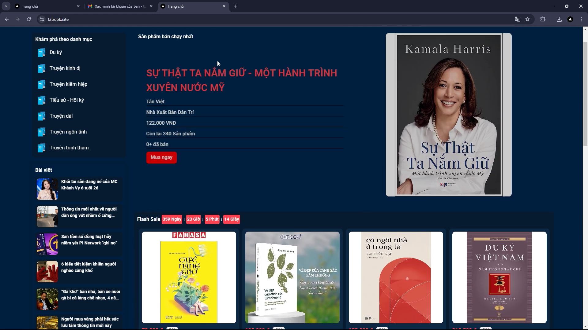 Đồ Án Website Bán Sách ReactJs, NodeJs, MongoDB Tích Hợp VNPAY, MOMO, Chế Độ Sáng Tối