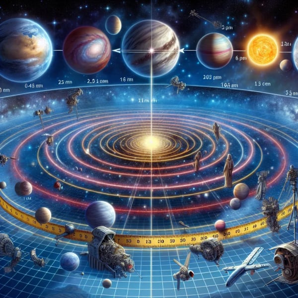 Cómo se miden las distancias en el universo