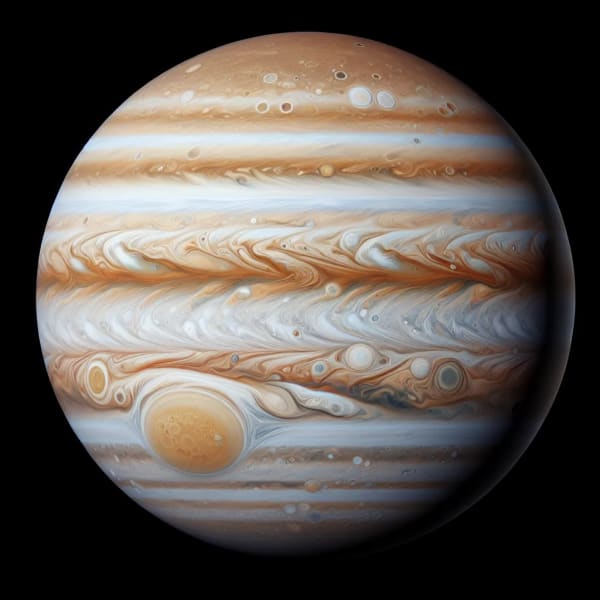 De que color es jupiter