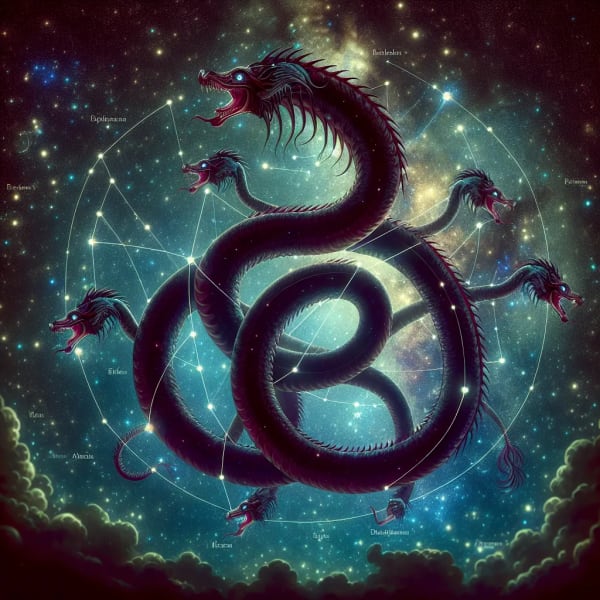 Constelación La Hidra Macho