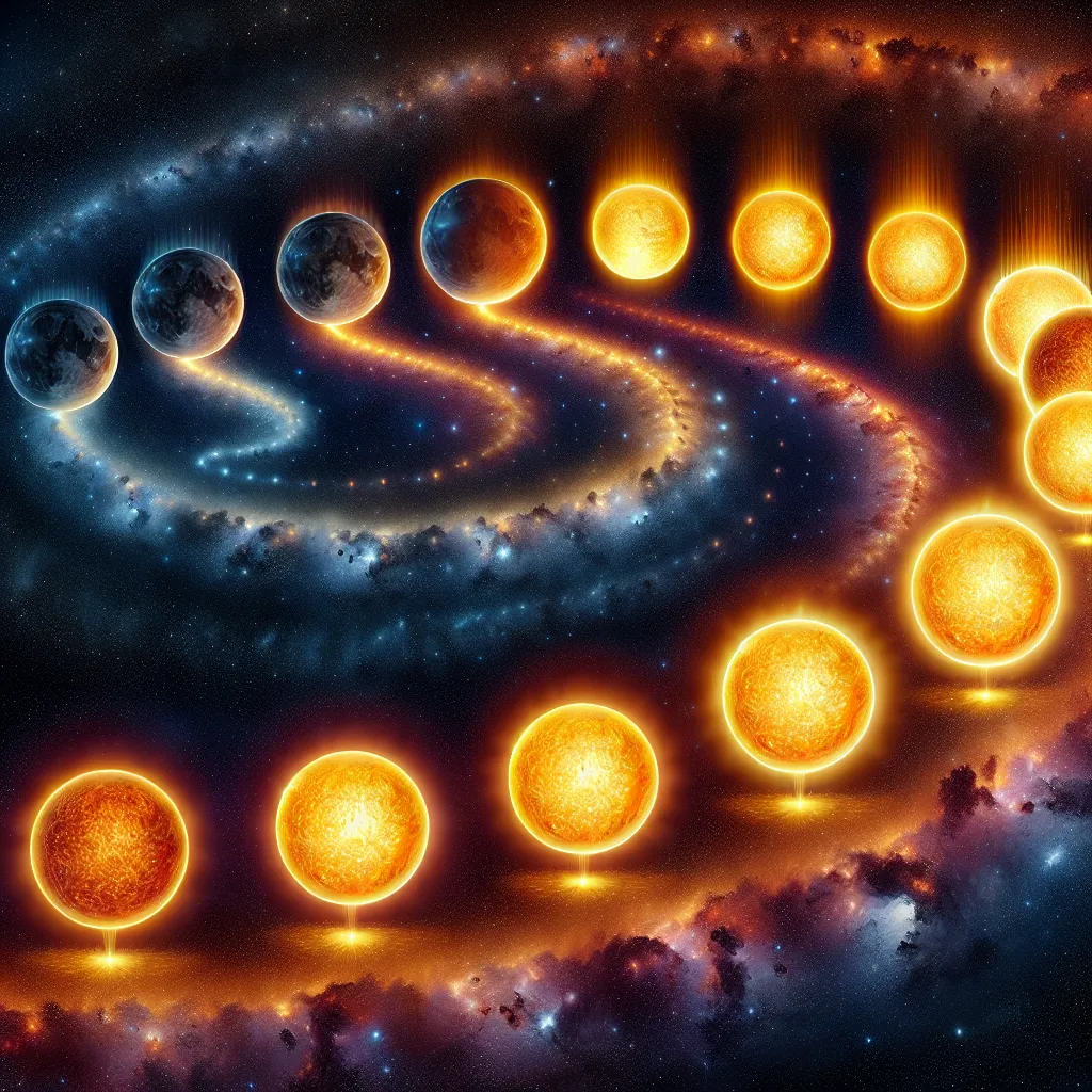 Las fases de formación de una estrella