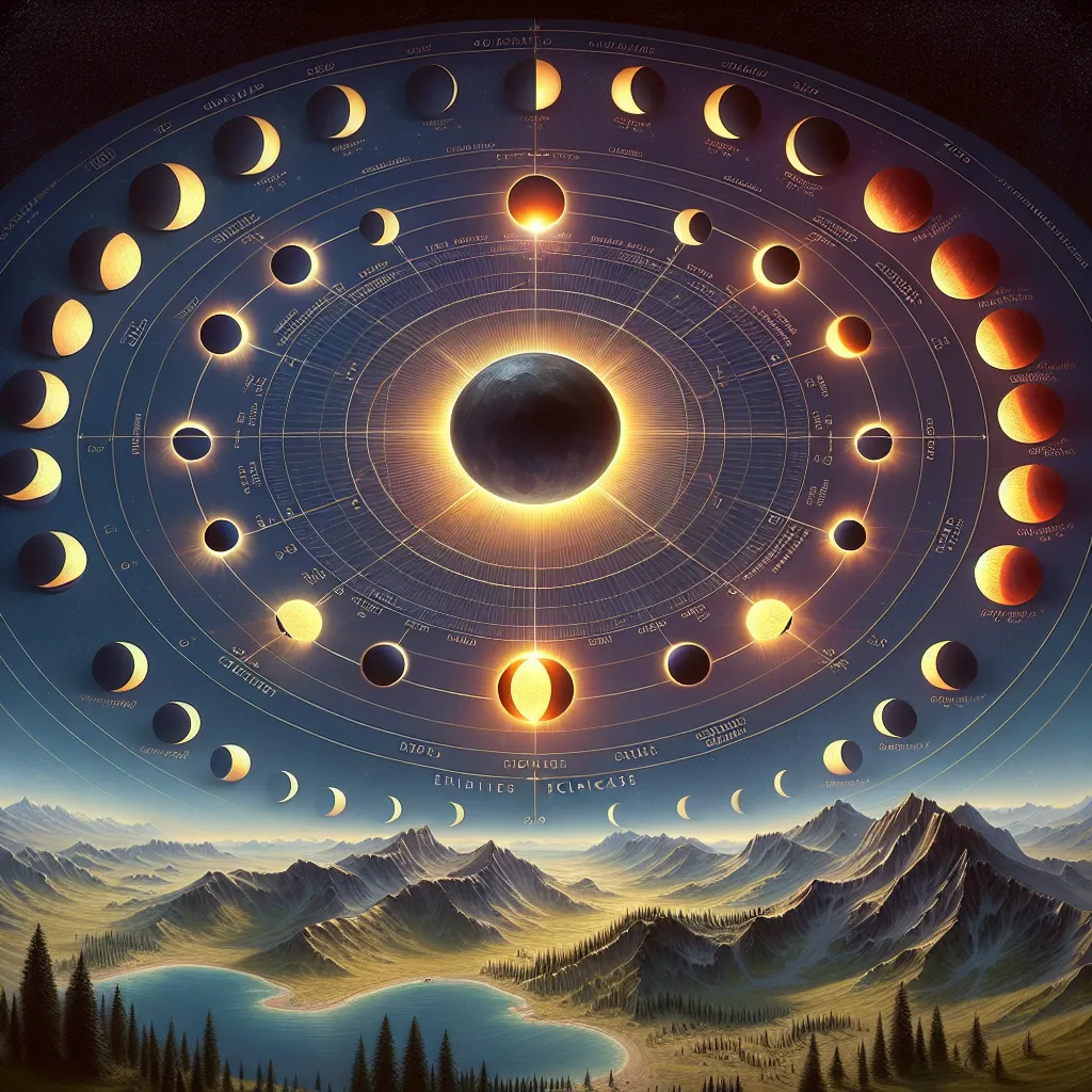 Los patrones de los eclipses explicados