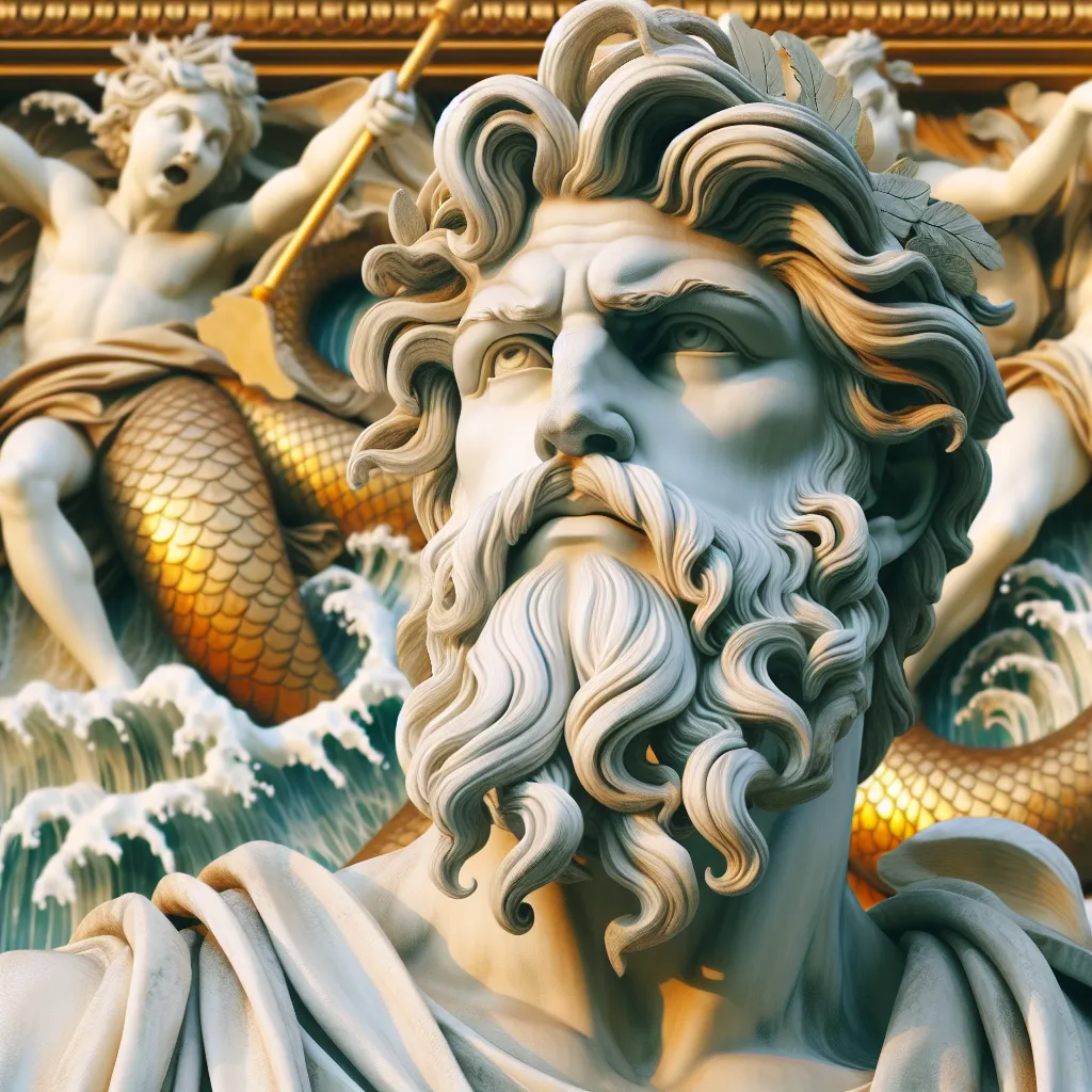 Greek deity of the waters