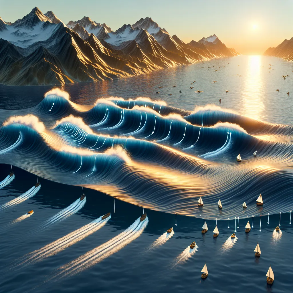 How do tides influence wave formation?