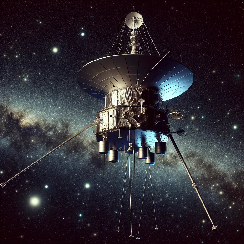 Voyager mission; the probe in space