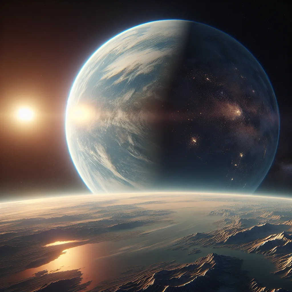 Planet seen from Earth