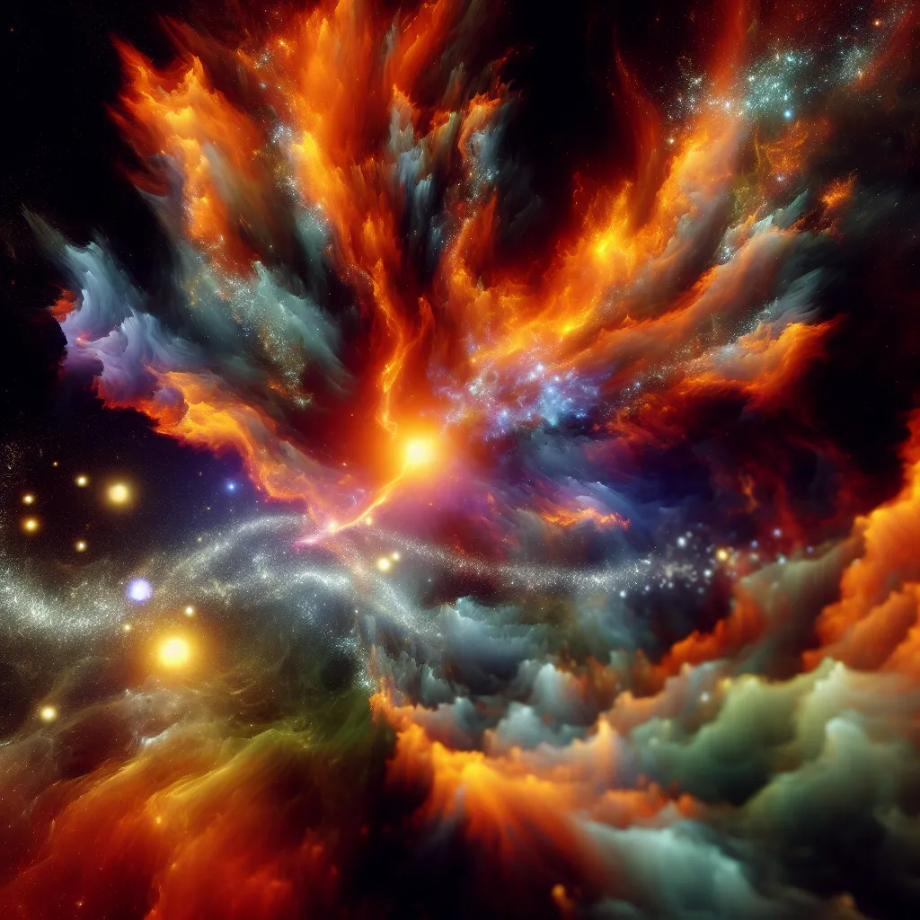 Nébuleuse de l'étoile flamboyante ou IC 405