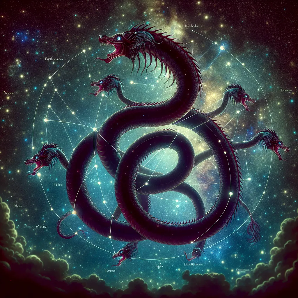 Constellation L'hydre mâle