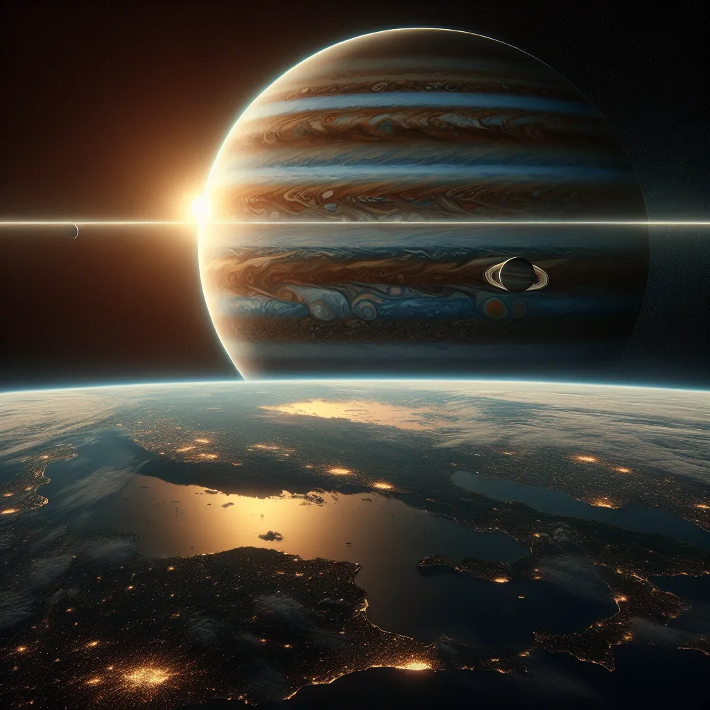 Distance jupiter earth