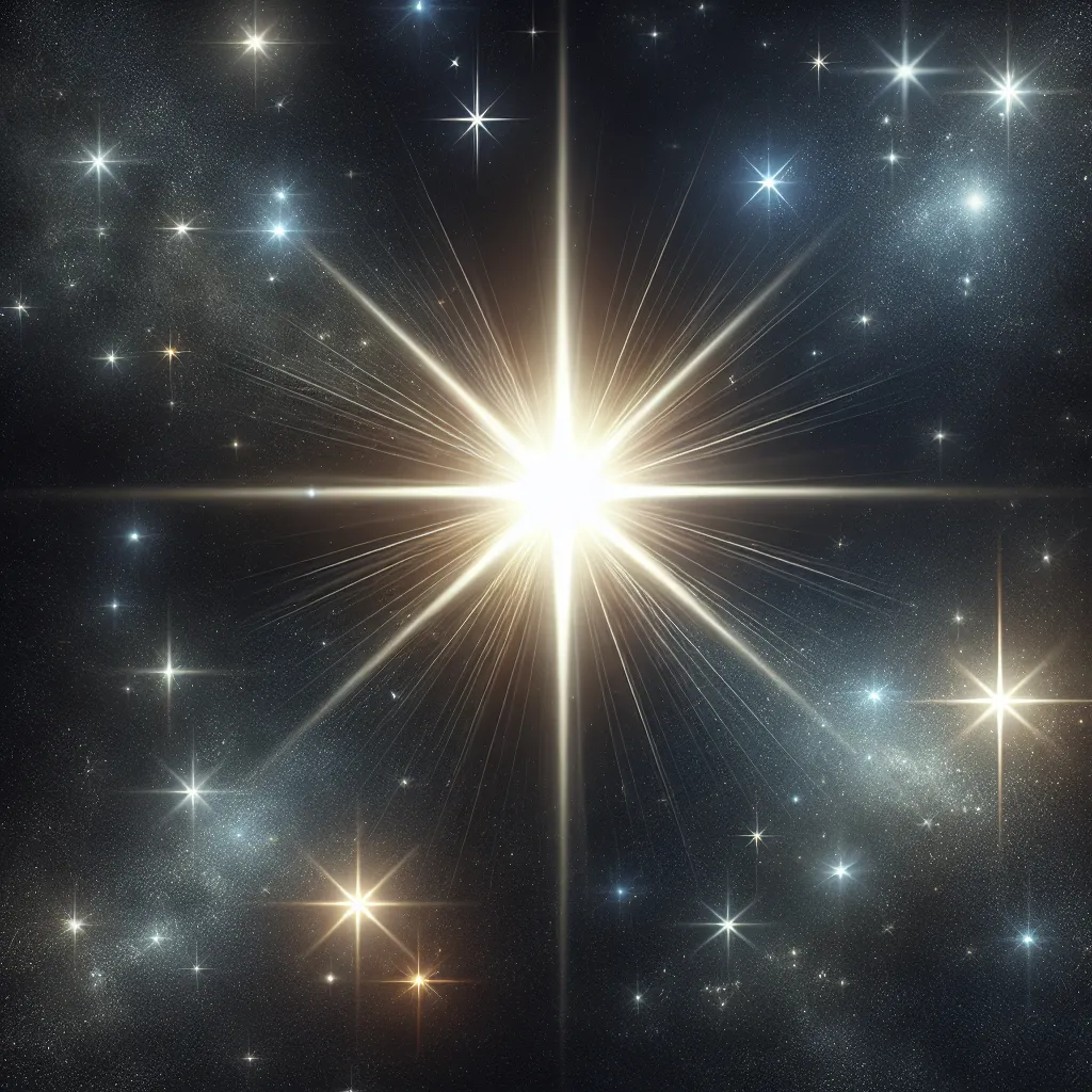 Estrella más brillante en la noche