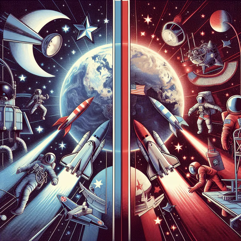 The space race; USA vs USSR