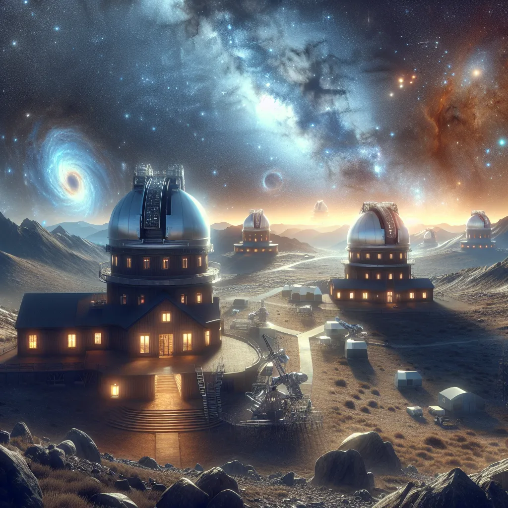 Quasars astronomical observatories