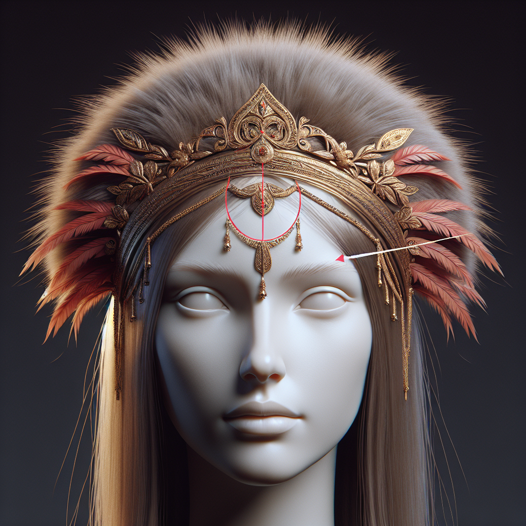 Donde se coloca el tocado