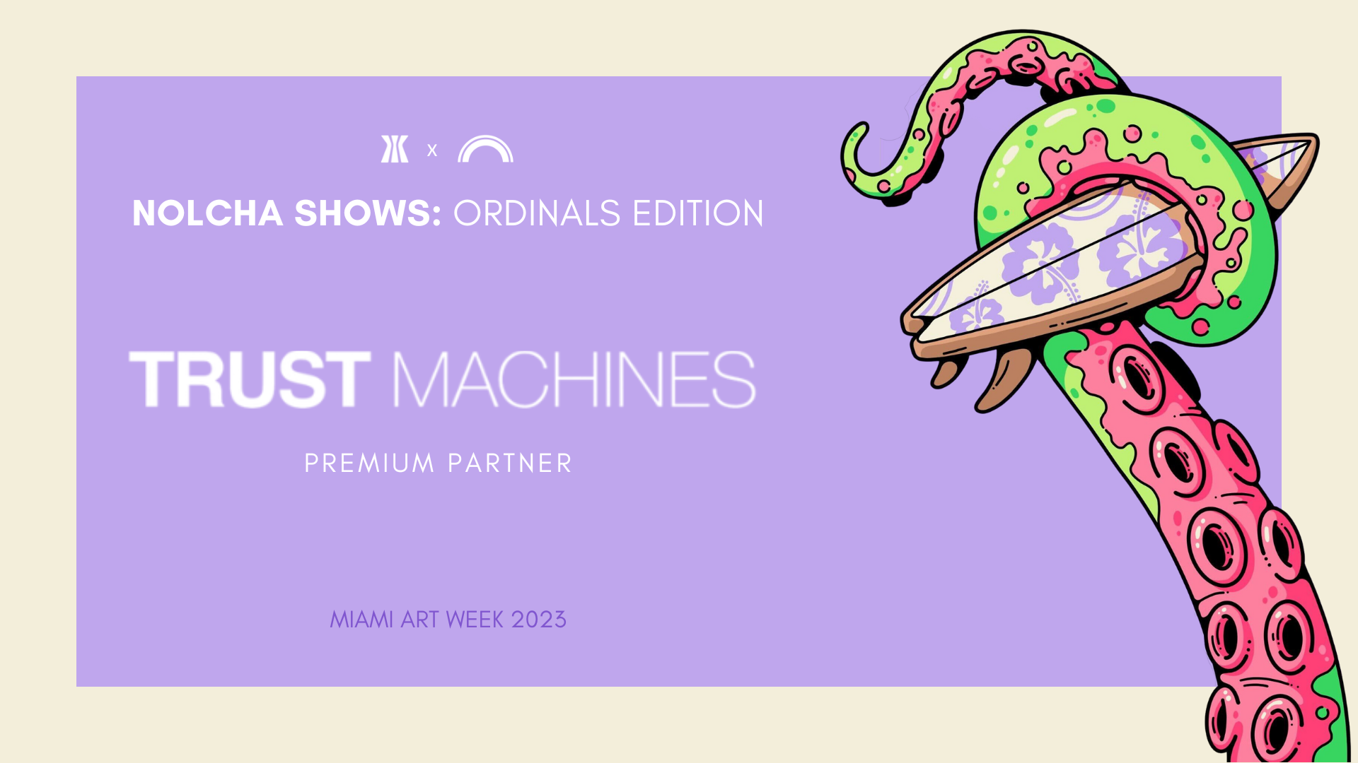 Trust Machines Sponsors Nolcha Shows: Ordinals Edition