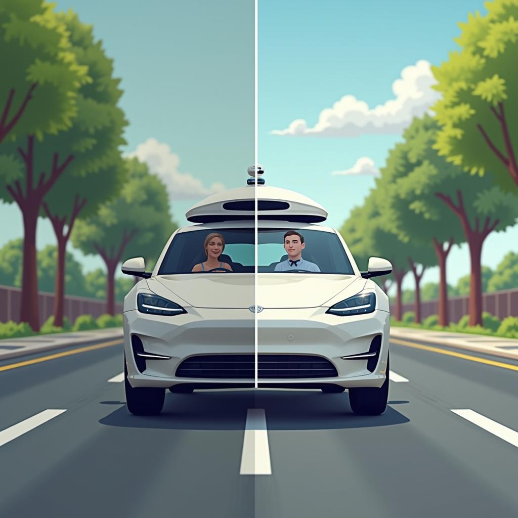 Self-Driving Smart Cars vs. Human Drivers: A Comparison