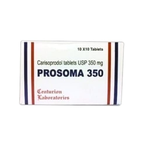Buy Prosoma 350mg (Carisoprodol) Muscle Relaxer tablet