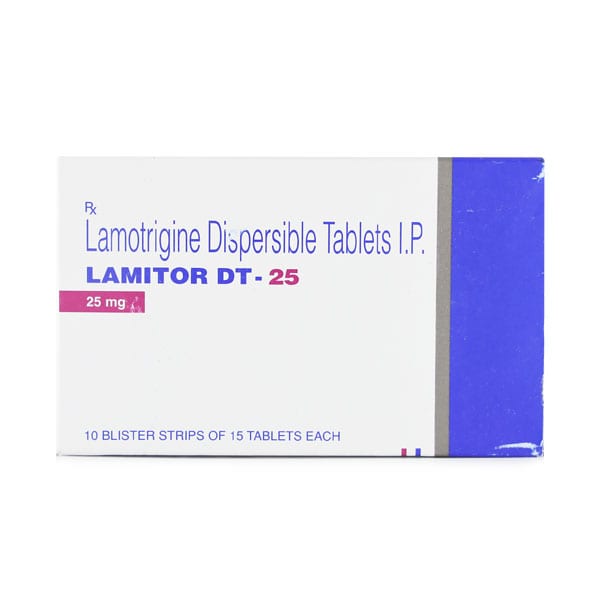 Lamitor 25 Mg Tablet DT