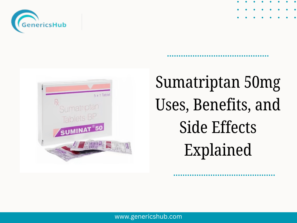 Sumatriptan 50mg Uses, Benefits, and Side Effects Explained