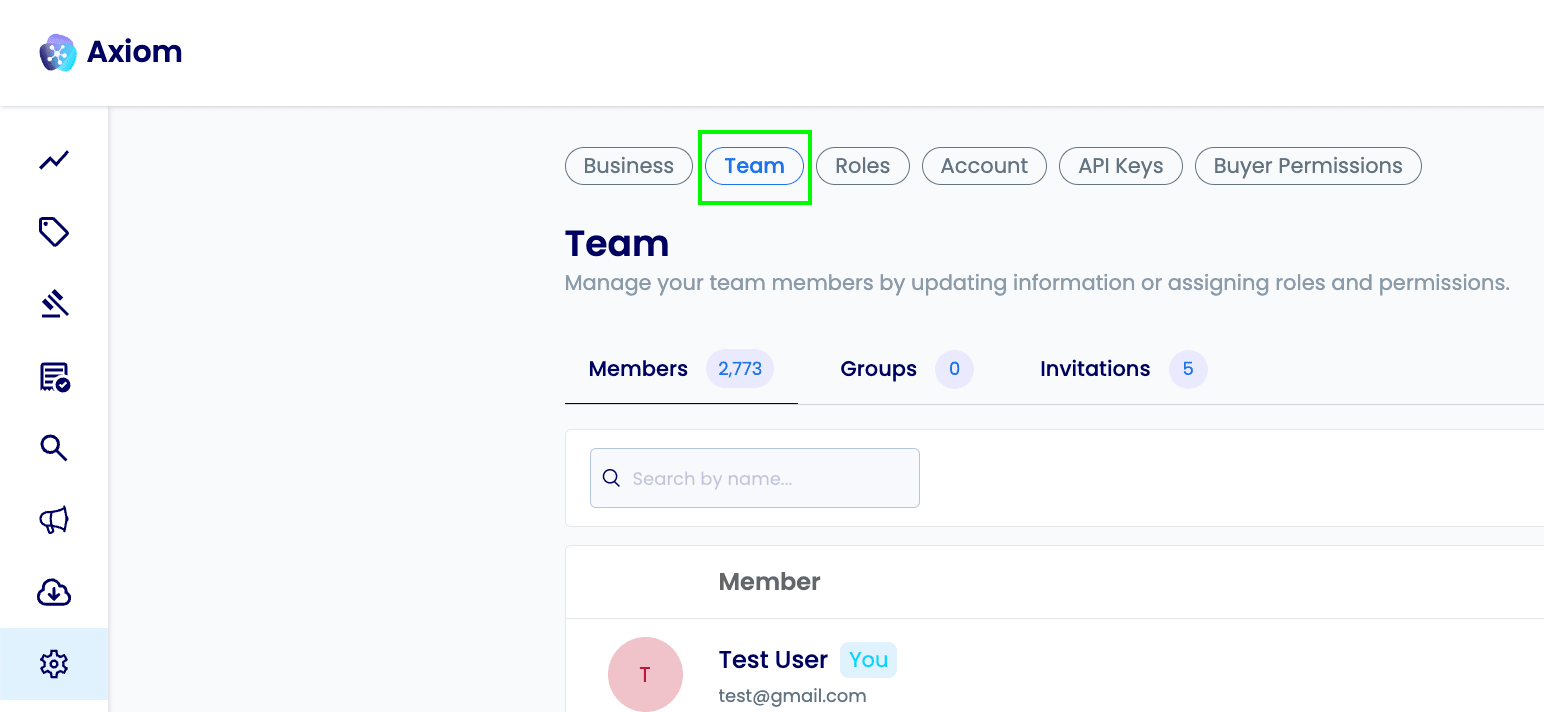 Getting Started - Axiom