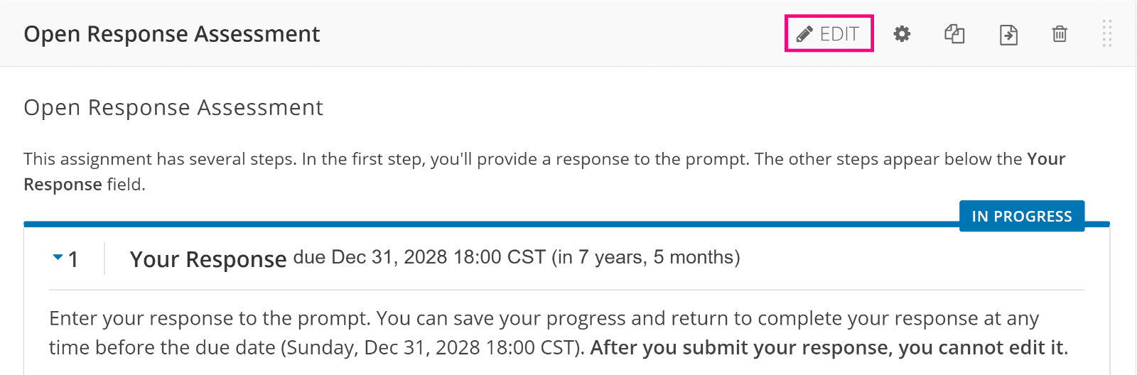 Getting Started with Open Response Assessments
