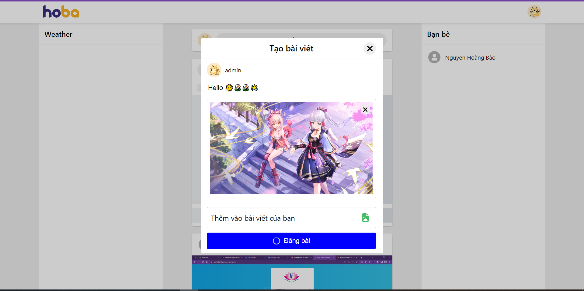 GitHub - hoangbao0201/hobasocial-fe