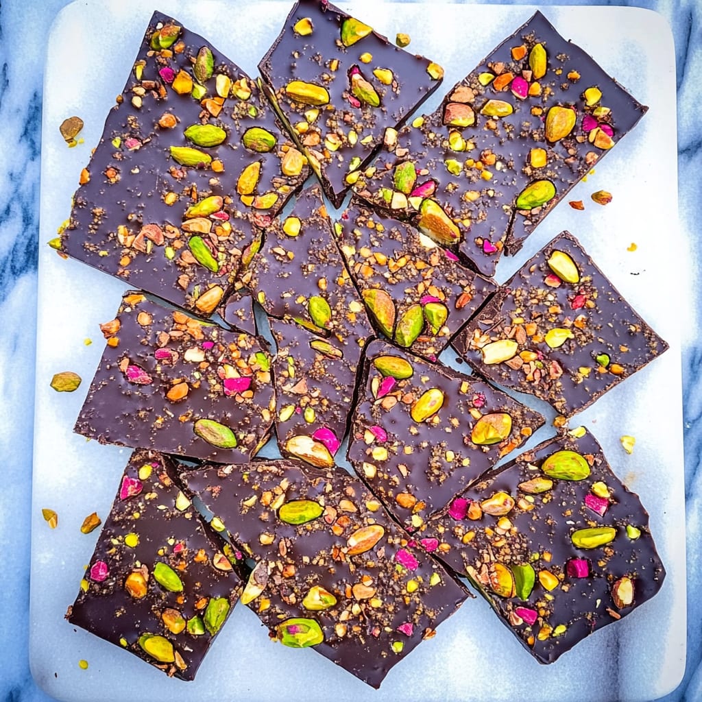 Pistachio Rose Middle Eastern Chocolate Bark: Irresistibl... - Family ...