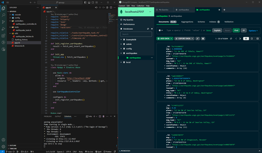 GitHub - Manuel-Antonio/api-earthquake: Proyecto desarrollado BACKEND APIREST Framework Sinatra ...
